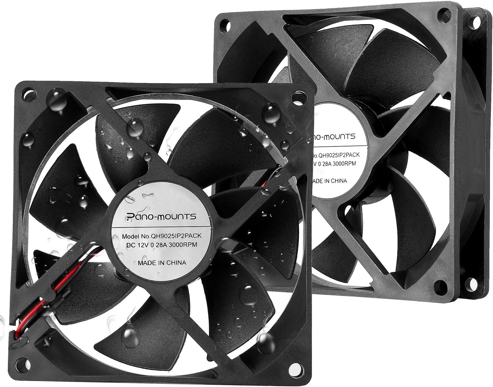 Amazon.com: Bgears 90 mm 2 Ball Bearing High Speed High Performance Fan ...