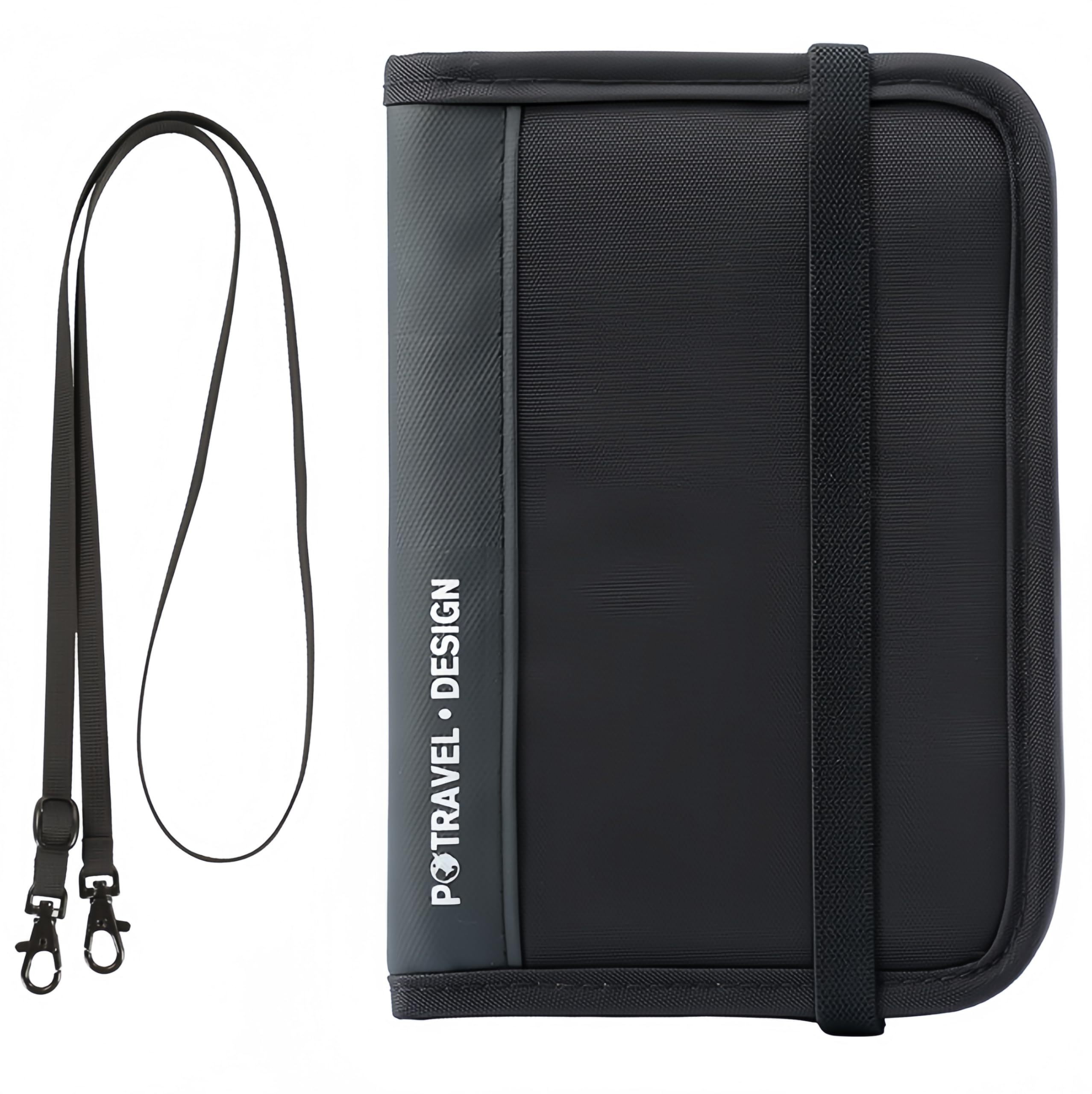 Amazon.com | Wigmoa RFID Blocking Neck Wallet Travel Holder Slim ...
