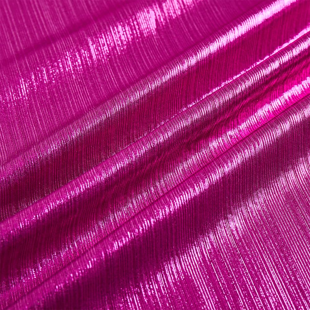 Amazon.com: MaiMaiSuan 60’’ Wide Soft Shiny Stretch Metallic Luster Rib ...