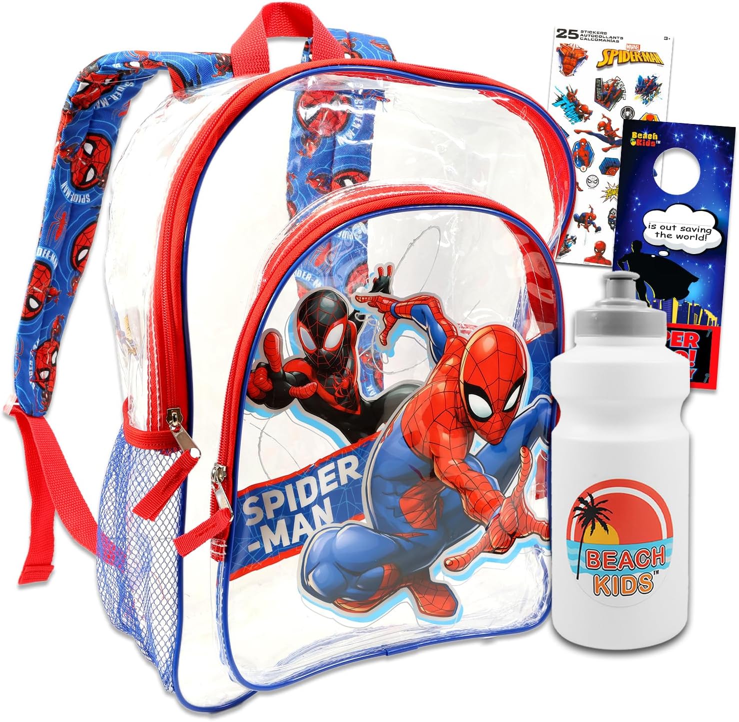 Amazon.com | Spiderman Clear Backpack - Bundle with Spiderman Backpack ...