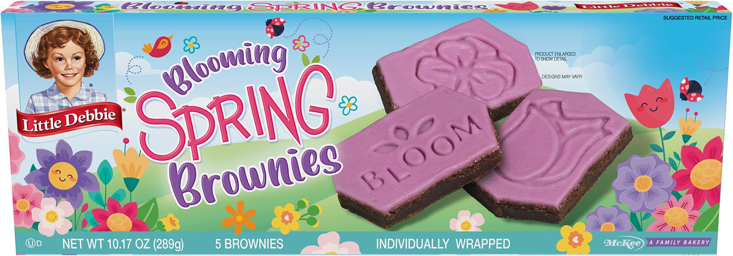 Amazon.com: Little Debbie Blooming Spring Brownies, 5 Individually ...