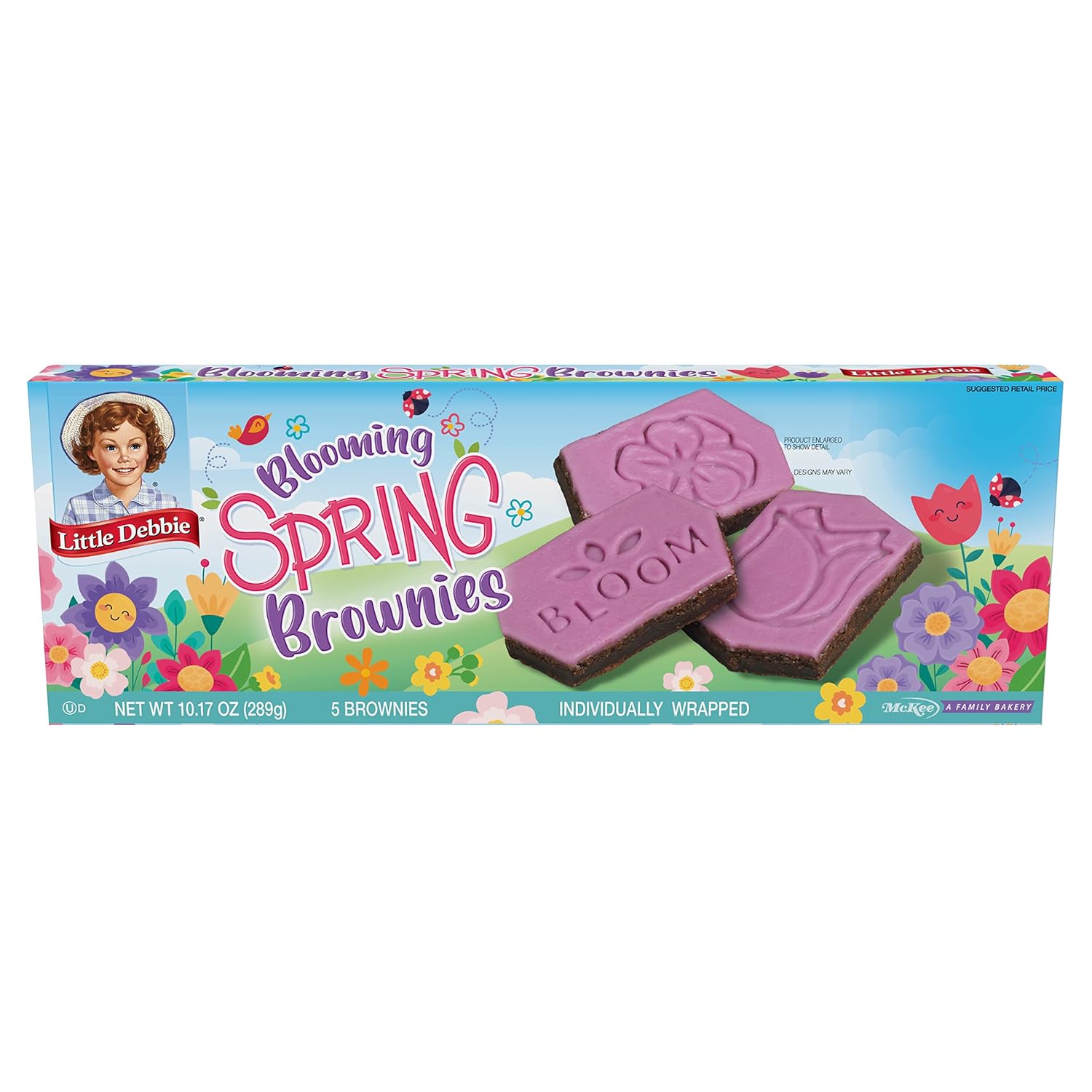 Amazon.com: Little Debbie Blooming Spring Brownies, 5 Individually ...