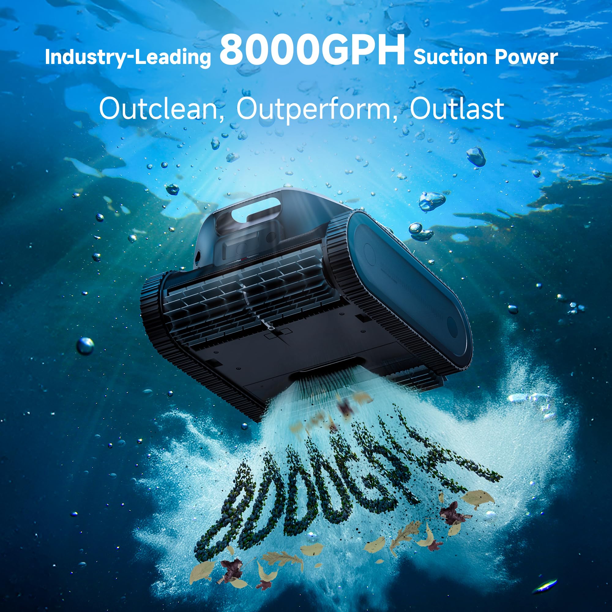 Snapklik.com : Z1 Pro Cordless Robotic Pool Cleaner, LiFi Remote ...