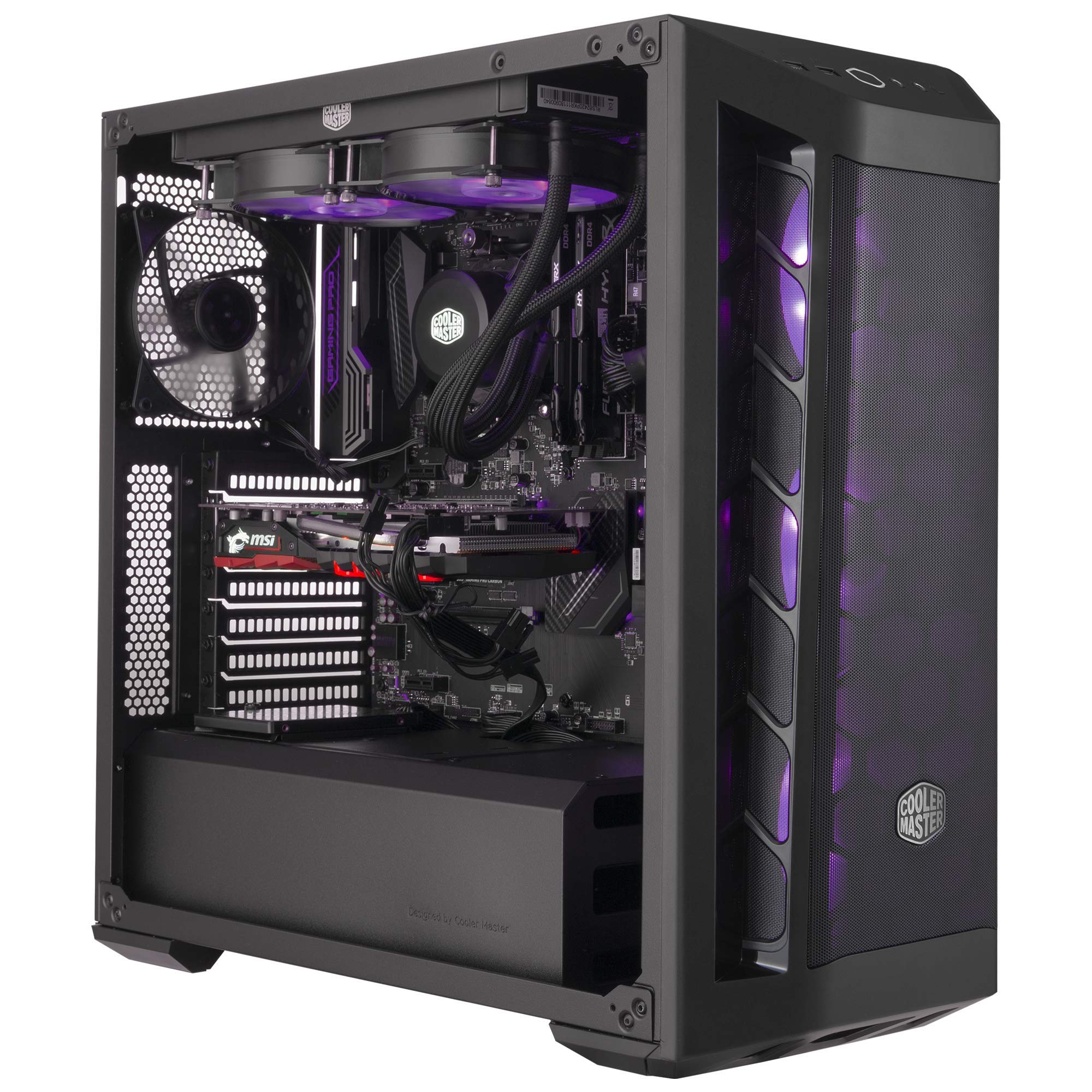 Cooler Master MasterBox MB511 RGB ATX Mid-Tower with RGB Lighting ...