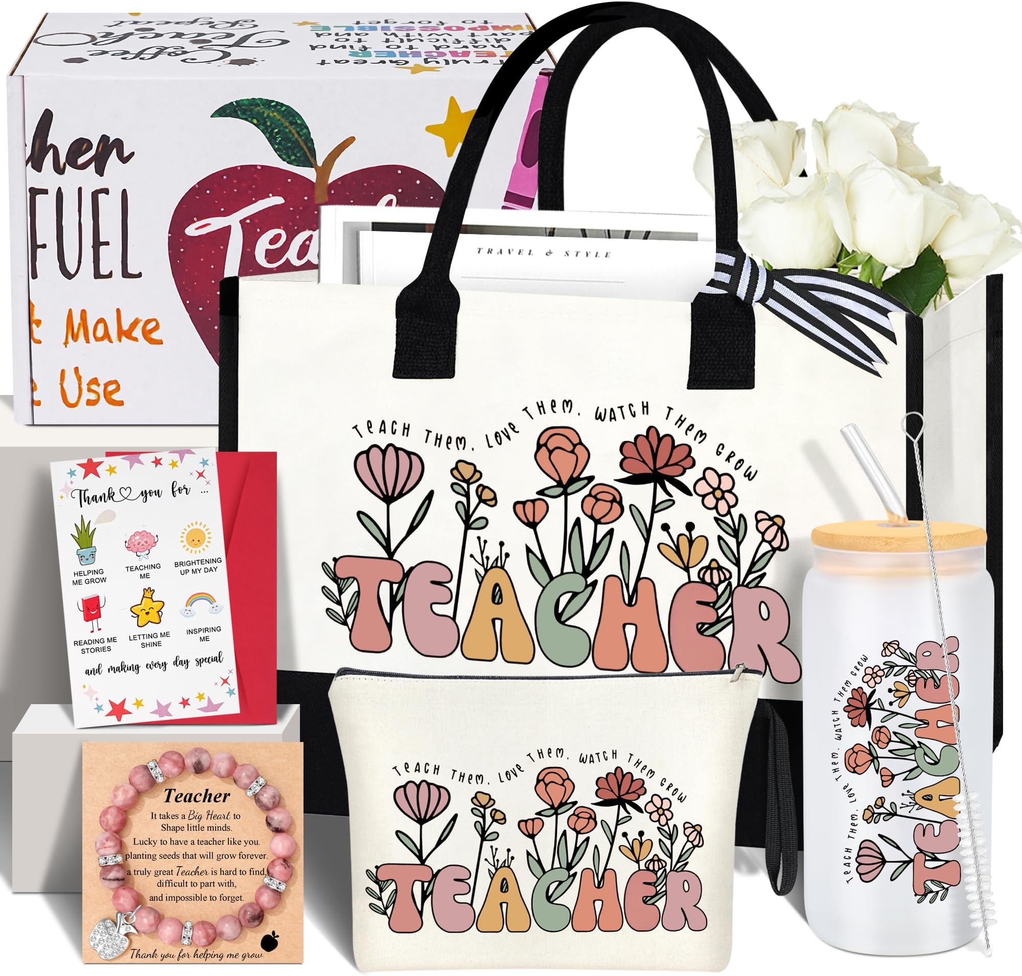Amazon.com | UAREHIBY Teacher Appreciation Gifts for Women,Christmas ...