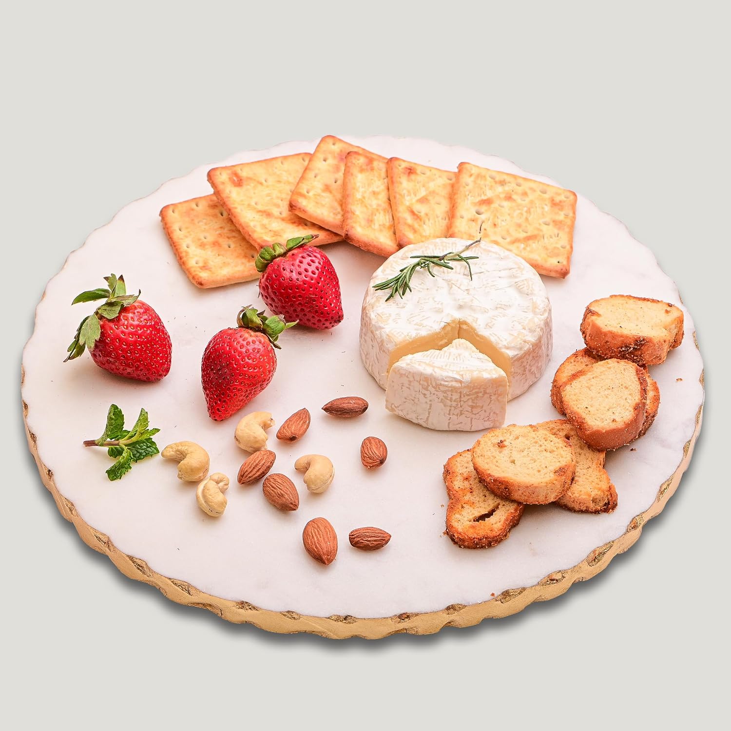 Amazon.com | ecstassy Marble Cheese Board, 11.25 Inch Charcuterie Board ...