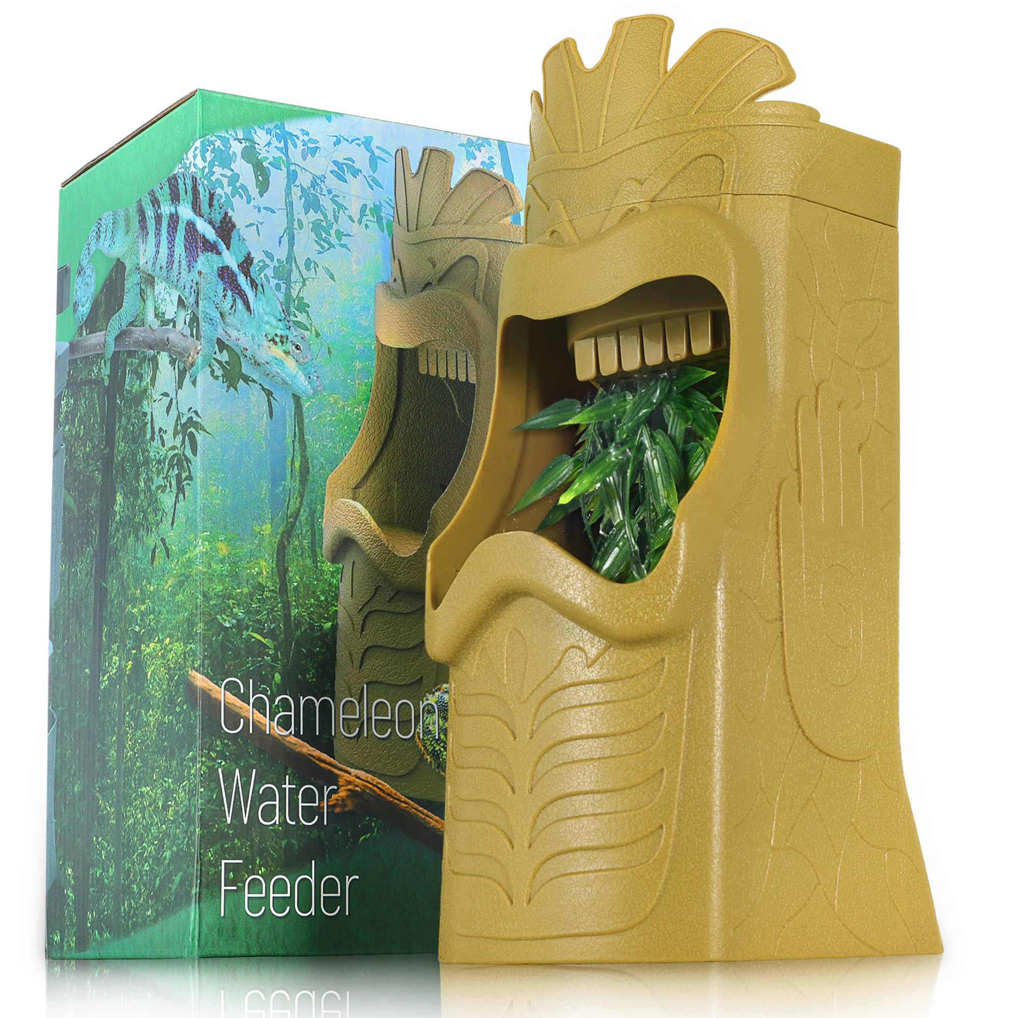 Amazon.com : Eckpo Reptile Drinking Water Feeder Filtration Fountain ...