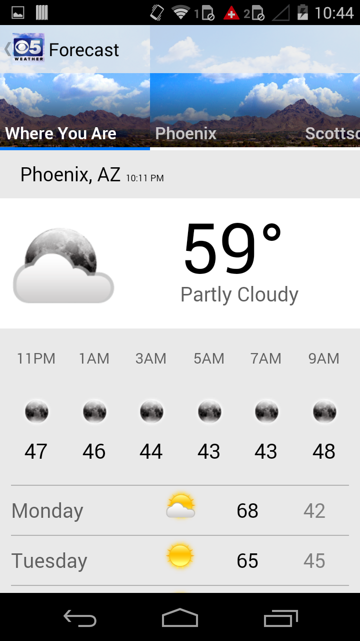 Arizona Weather Radar - CBS5 - App on the Amazon Appstore