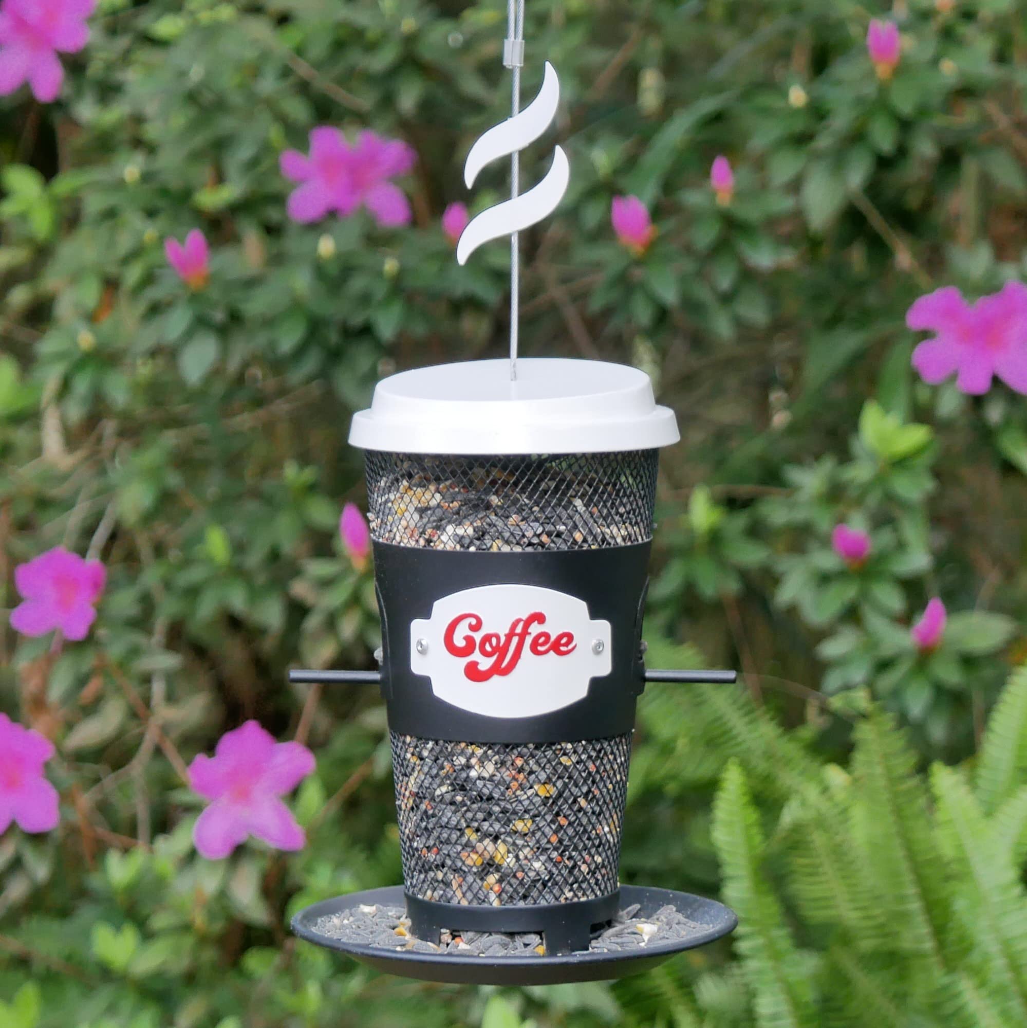 Plastic Coffee Container Birdhouse