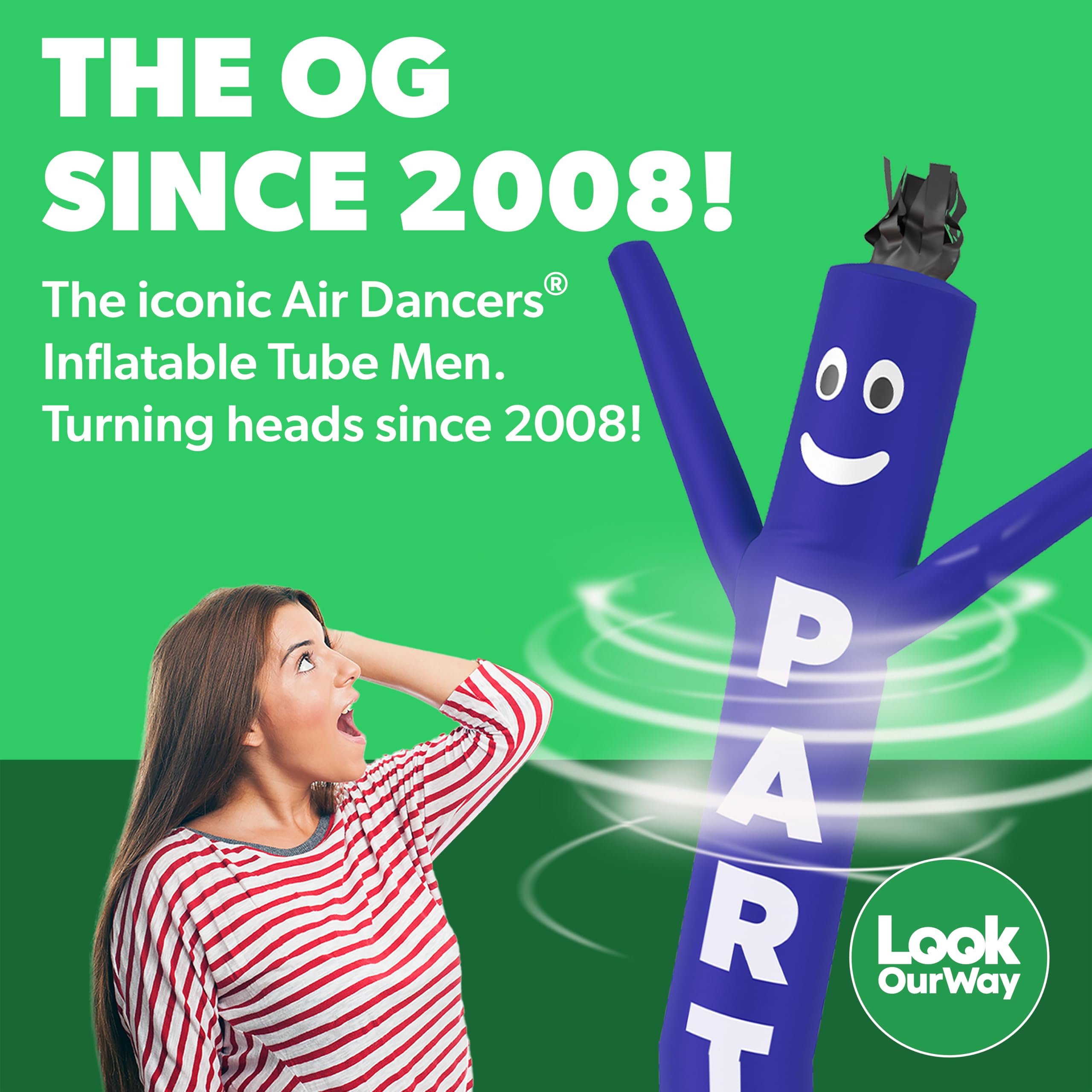 Snapklik.com : LookOurWay Air Dancers Wacky Waving Inflatable Tube Guy ...