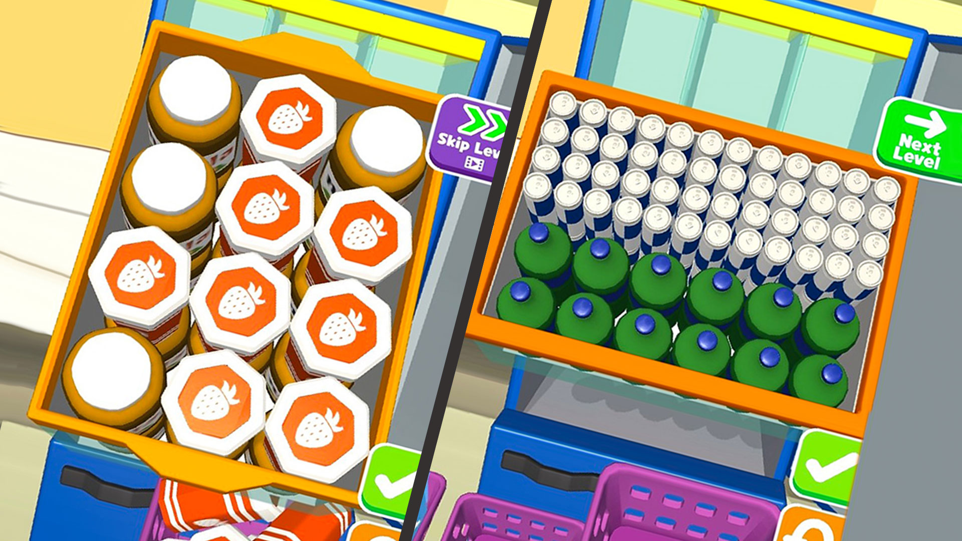 Fill the Fridge Organizing Master: Fridge Organizer Restock Sorting ...