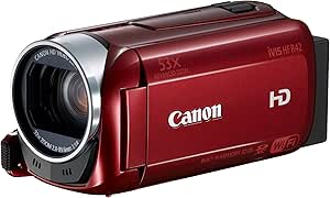 Amazon | Canon デジタルビデオカメラ iVIS HF R42 光学32倍ズーム 内蔵32GBメモリー レッド IVISHFR42RD | ビデオカメラ 通販