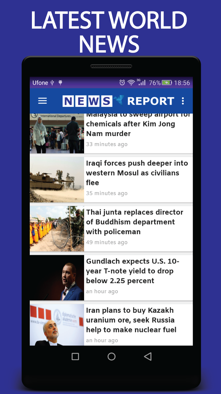 News Report: Breaking US & World News - App on Amazon Appstore
