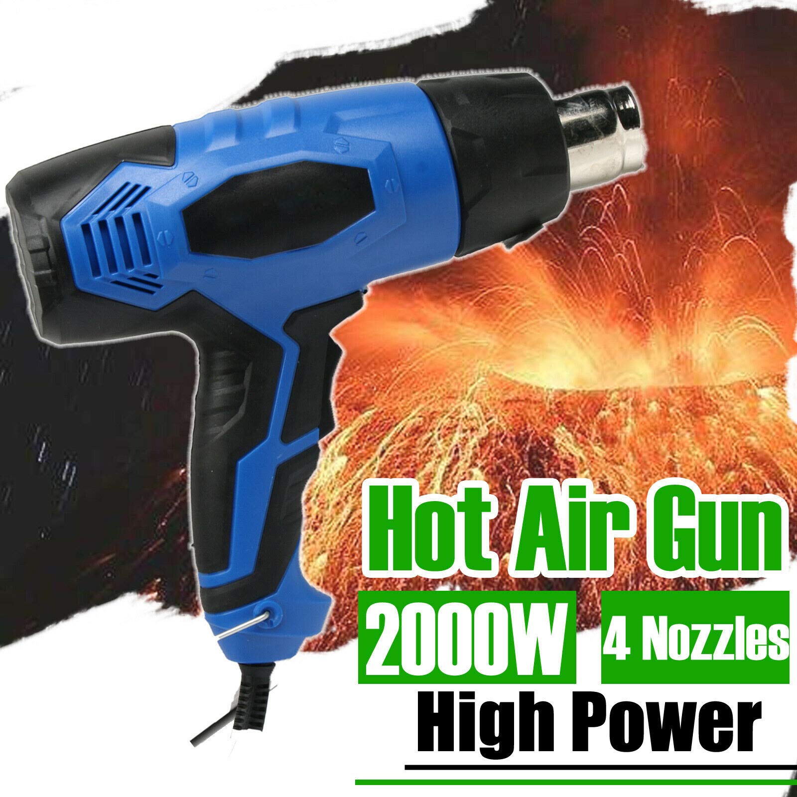 Buy 2000W Heat Hot Air , 4 Nozzles & 2 Temperature Modes 350℃-550 ...