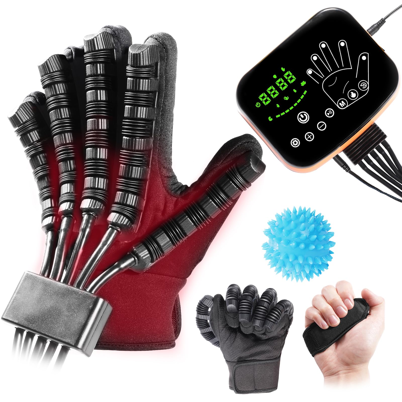 Amazon.com: YIOCHOS Heated Self-Training Rehabilitation Robot Glove for ...