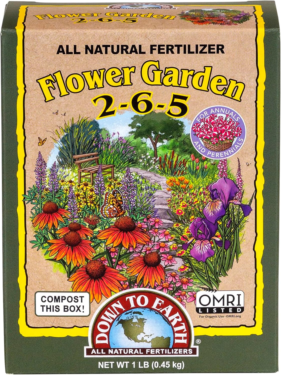 Amazon.com : Down To Earth All Natural Fertilizers Organic Flower ...