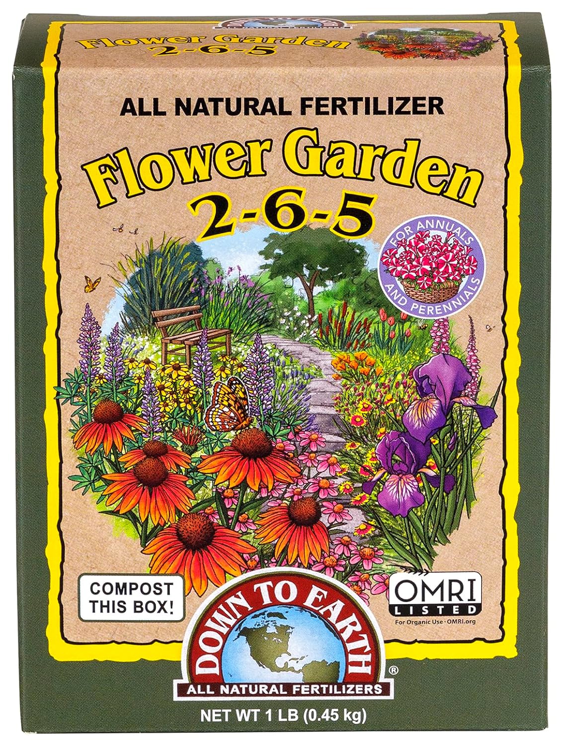 Amazon.com : Down To Earth All Natural Fertilizers Organic Flower ...