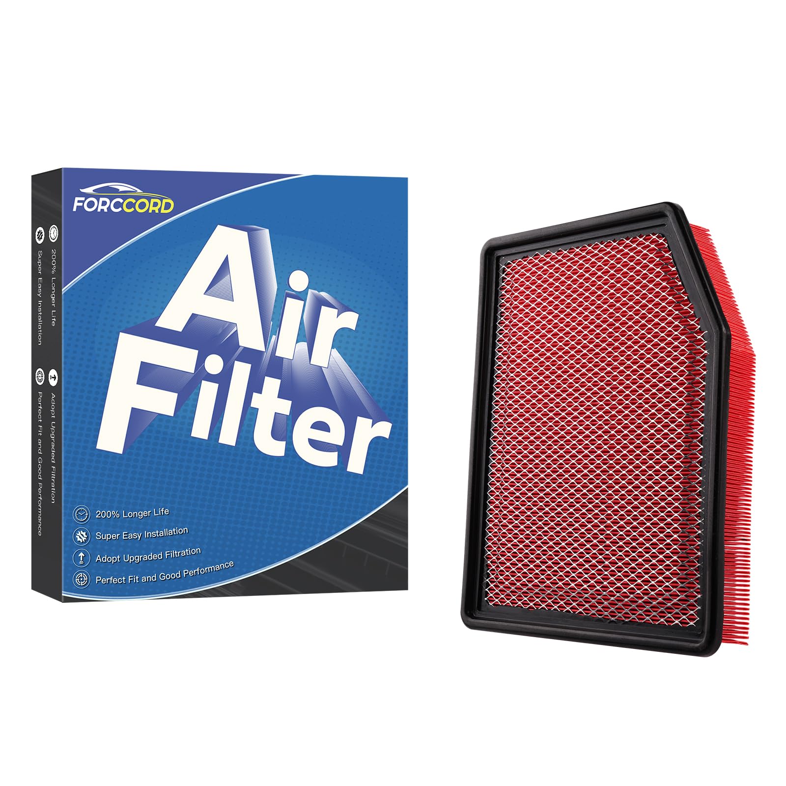 Amazon.com: Forccord Engine Air Filter CA12404 Fits for 19-23 Chevrolet ...