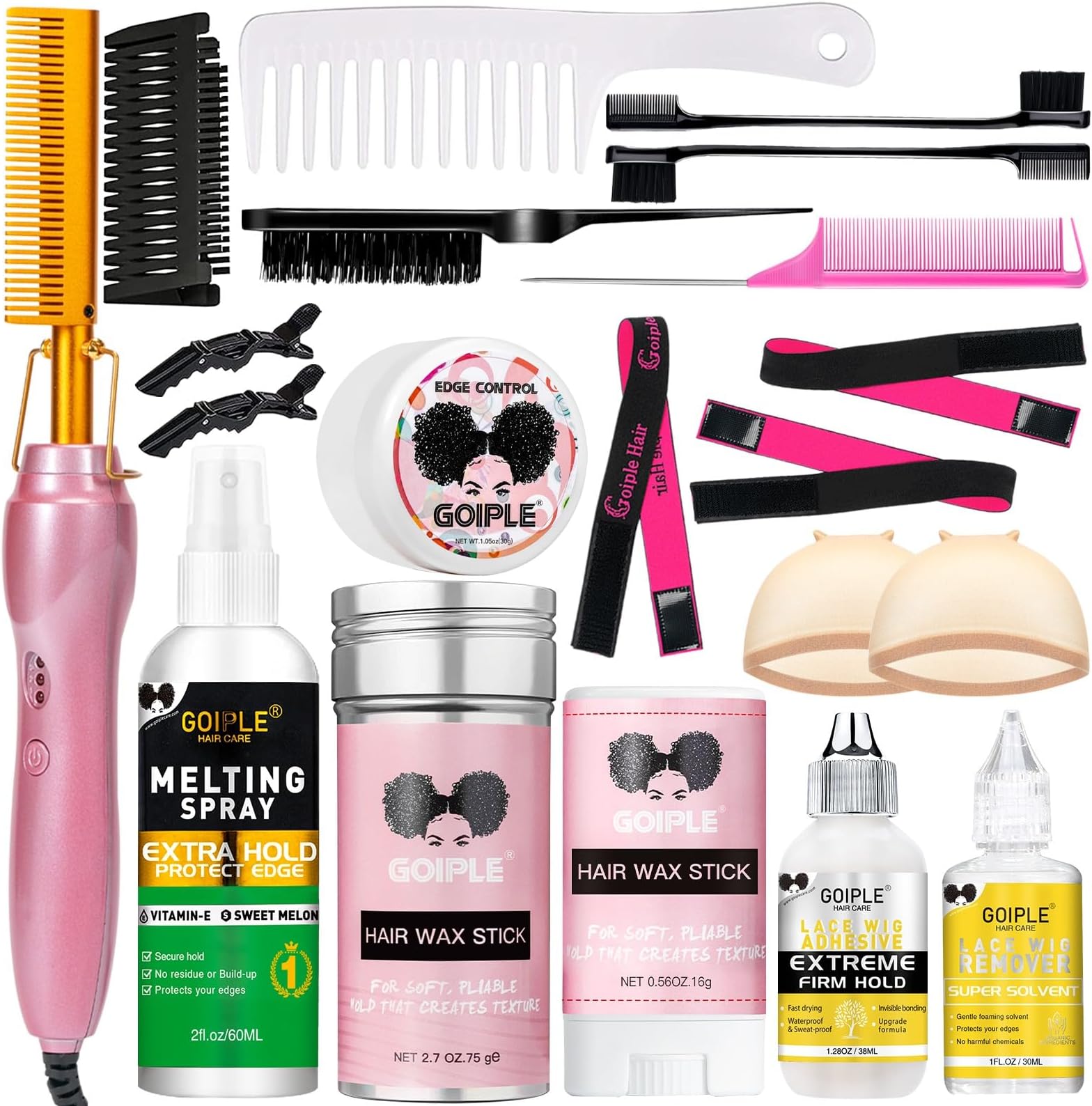 Amazon.com : Electric Hot Comb Hair Straightener Heat Pressing Combs ...