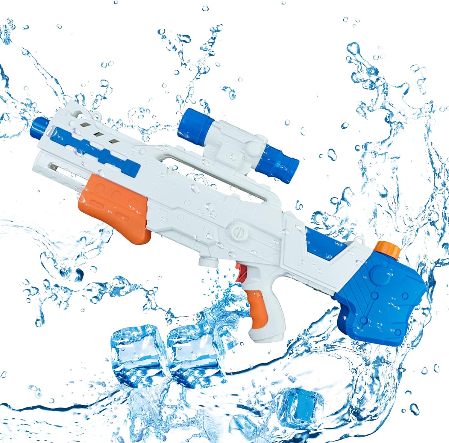 Water Guns Super 1000 ml Water Pistols 8-10 m with Long Range Water ...