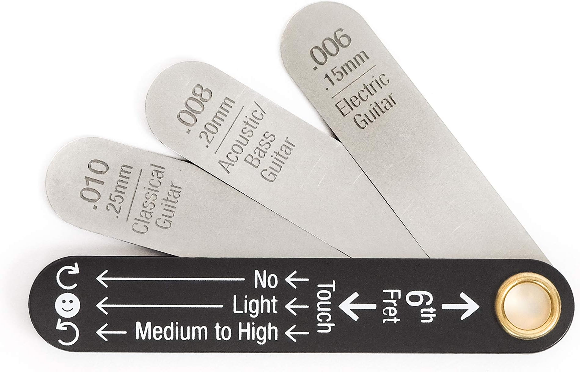 Amazon.com: String Action Ruler Gauge Tool for Electric Bass and ...