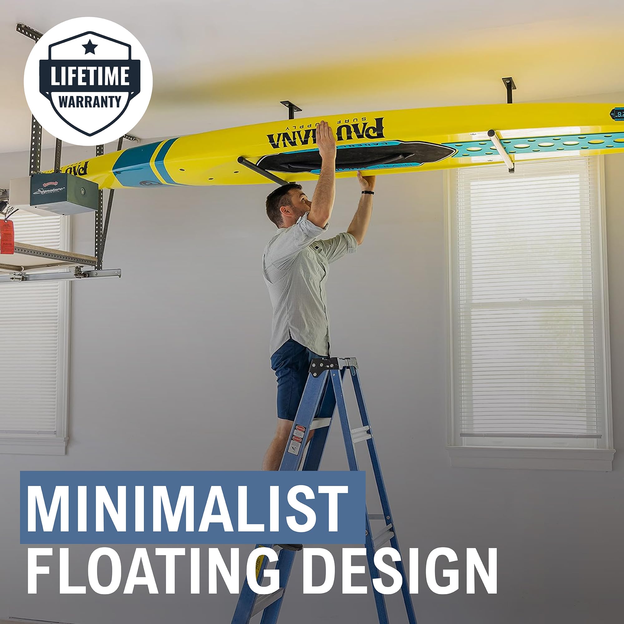 Snapklik.com : StoreYourBoard Paddleboard & Surfboard Ceiling Rack ...