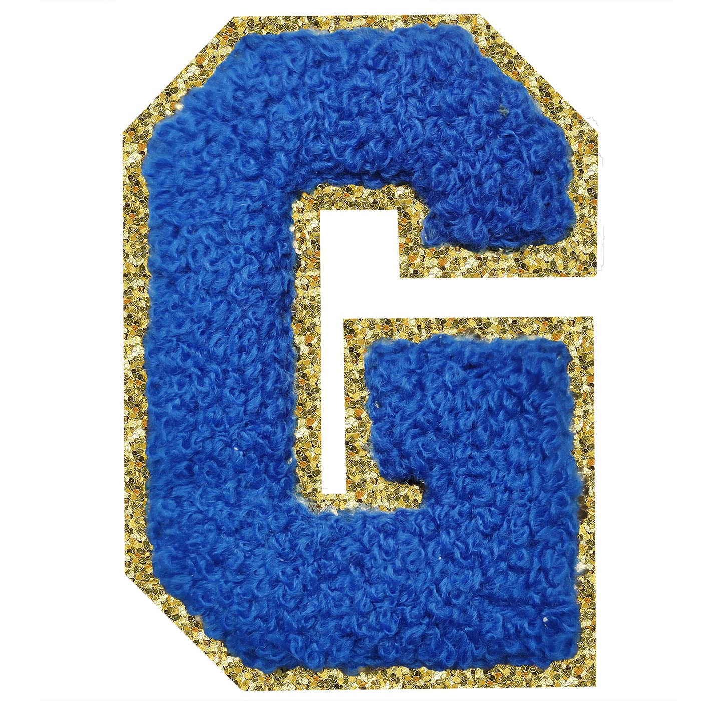 Amazon.com: 3Pcs Letter Patches Varsity Glitters Chenille,SPRT Iron on ...