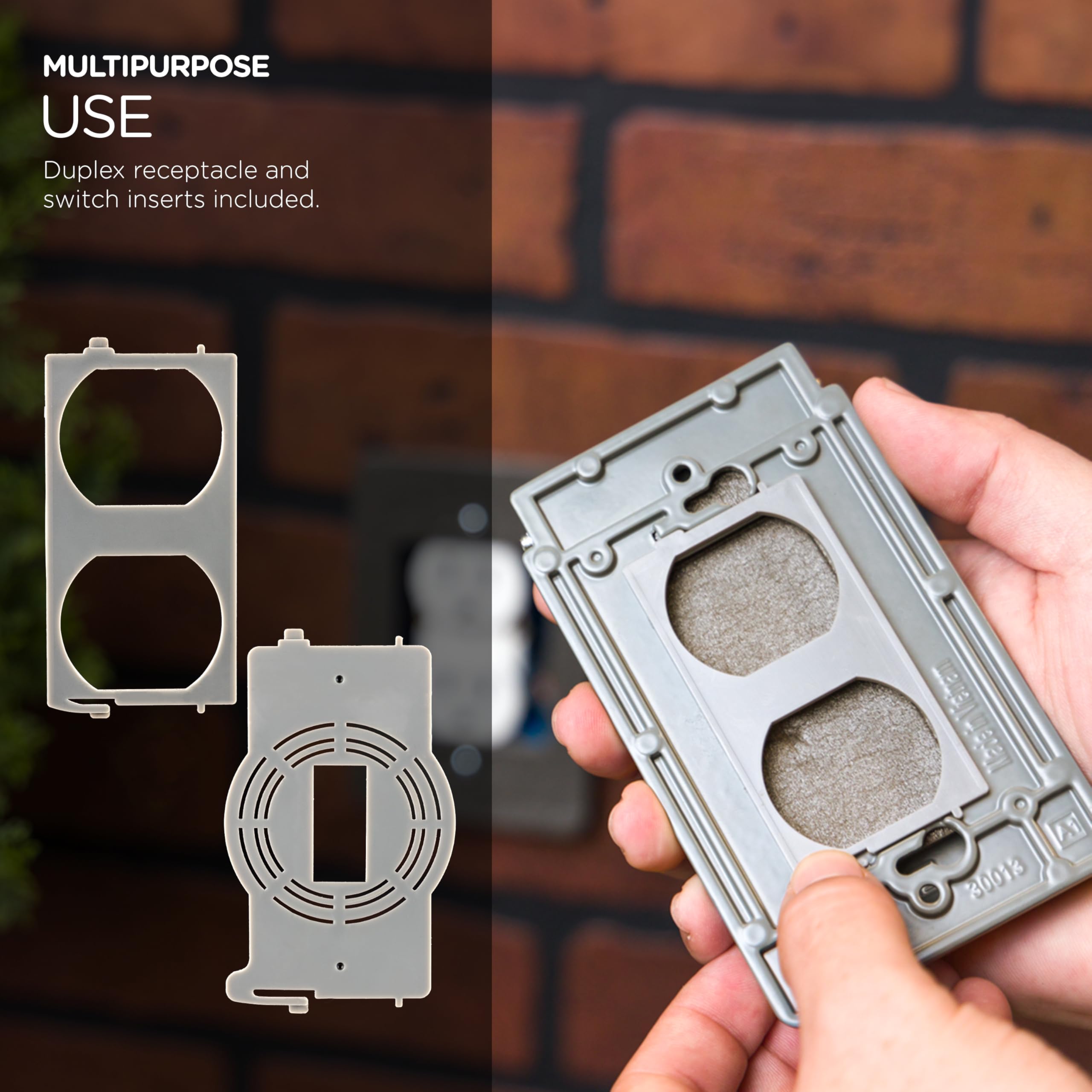 Snapklik.com : Metal Outdoor Electrical Outlet Cover, Heavy Duty Single ...