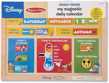 Amazon.com: Melissa & Doug Disney Mickey Mouse Clubhouse My Magnetic ...
