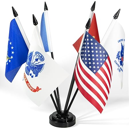 Amazon.com : ANLEY 24 Countries Deluxe Desk Flags Set - 8 x 5 Inches ...