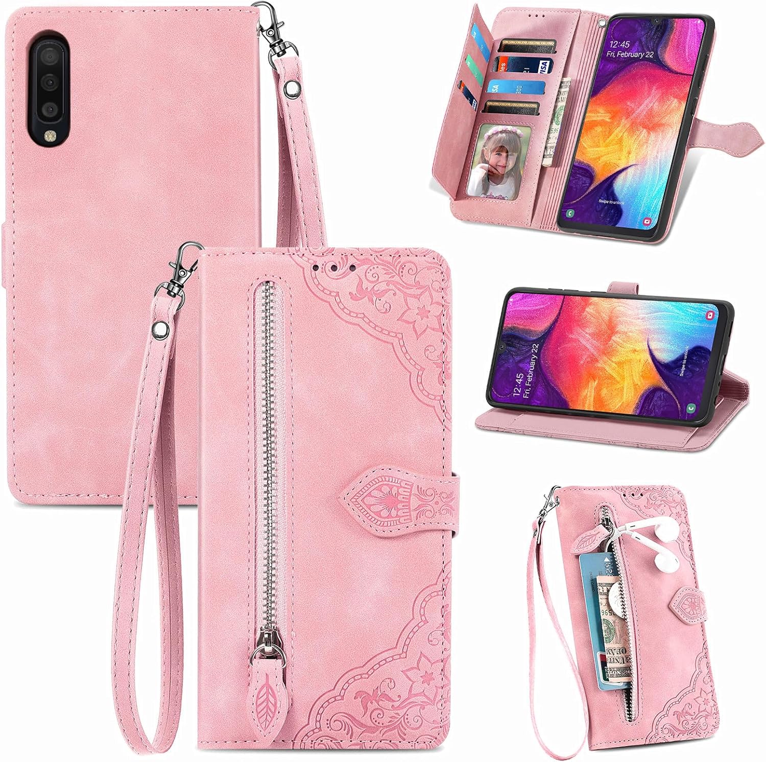 Amazon.com: Furiet Compatible with Samsung Galaxy A50 A50S A30S Wallet ...