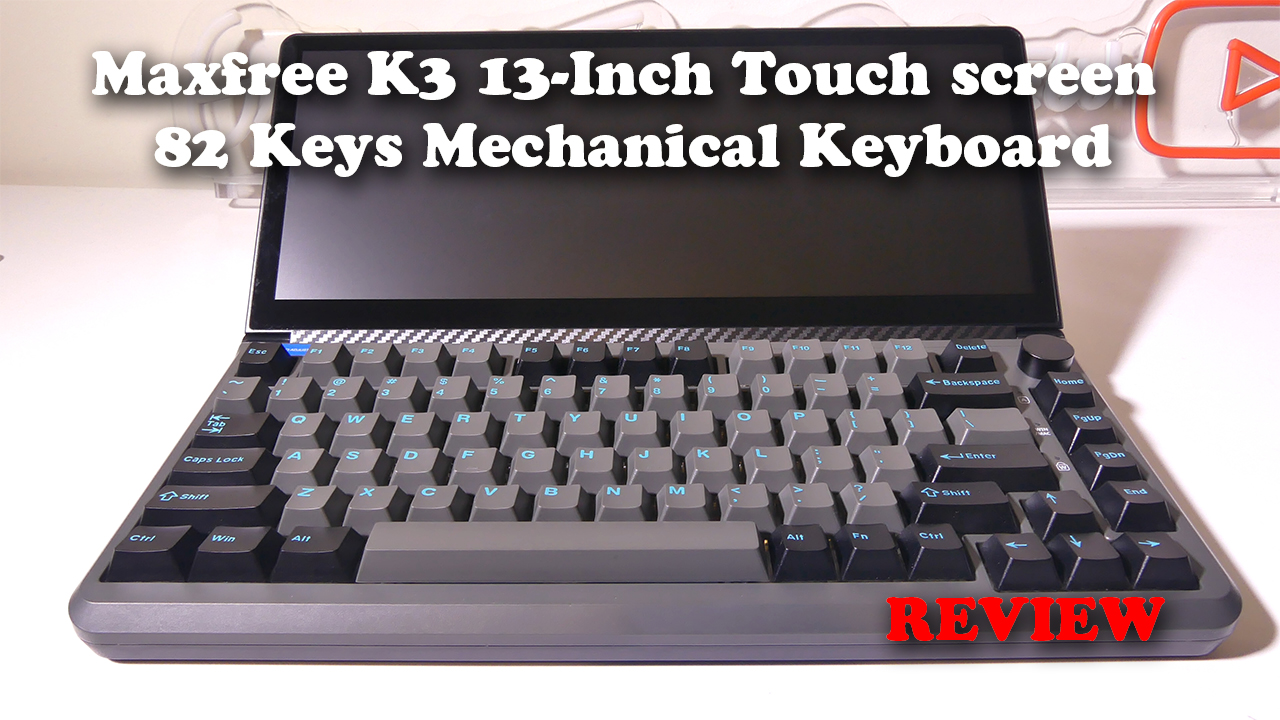 Watch Maxfree K3 Touch screen Mechanical Keyboard REVIEW.mp4 on Amazon Live