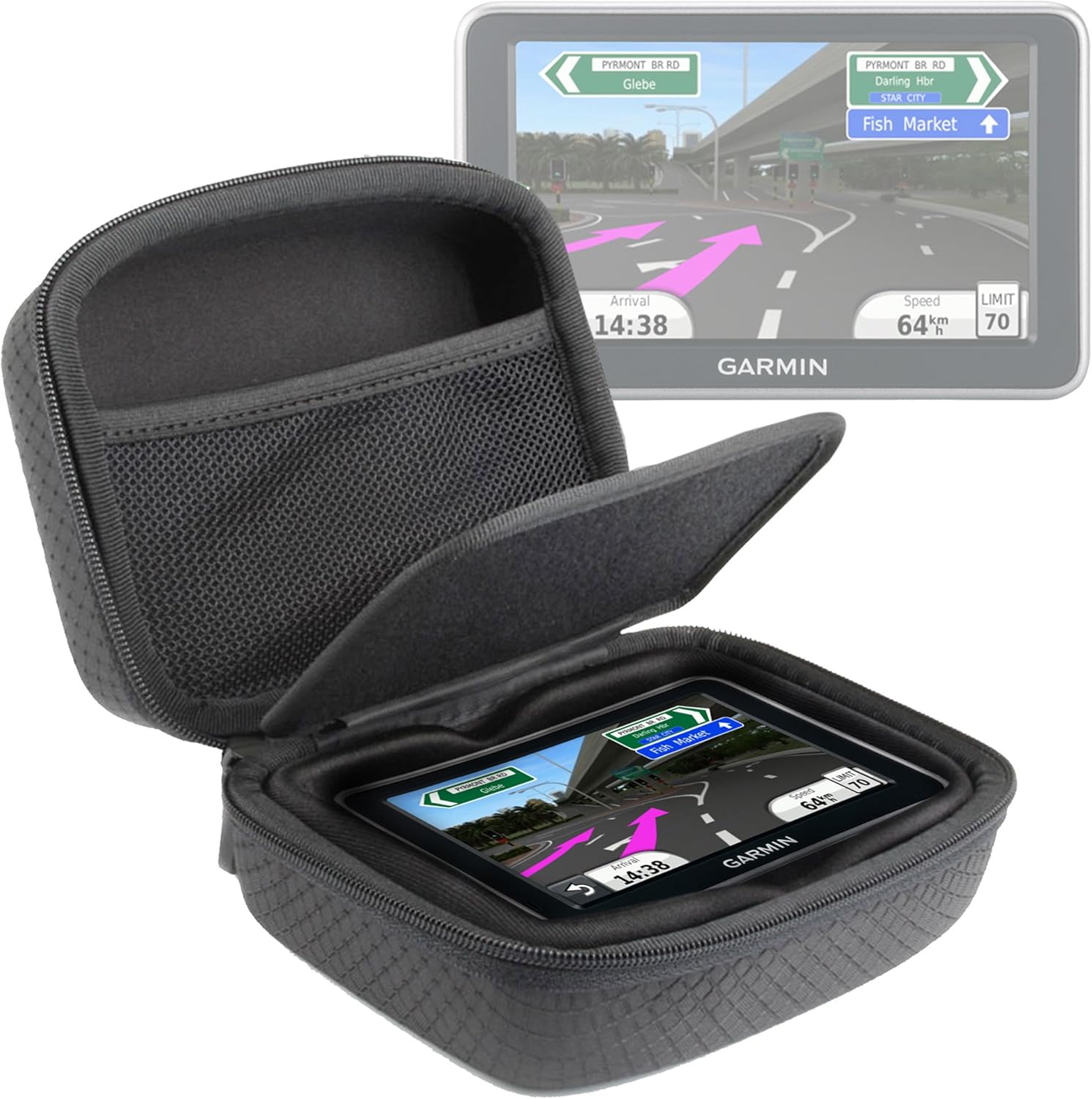 Amazon.com: Hard Carry Case For Garmin Nuvi 2360, 2415, 2440, 2445 ...