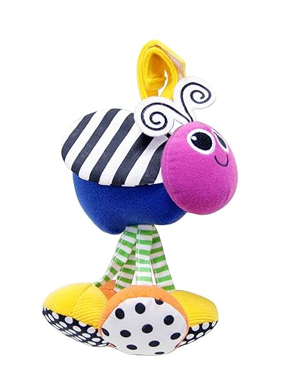 Amazon.com : Sassy Jitter Bugs Toy : Car Seat Toys : Toys & Games