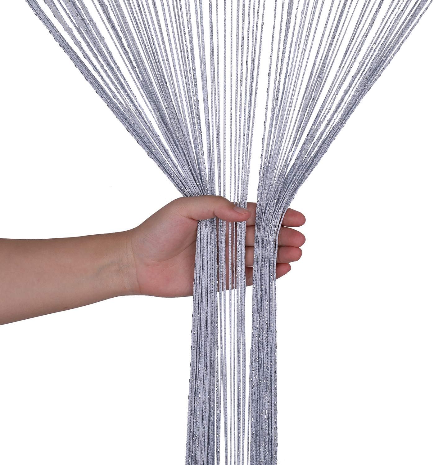Thboxes String Door Curtains, Backdrop Curtain, Glitter Fly Screens for ...