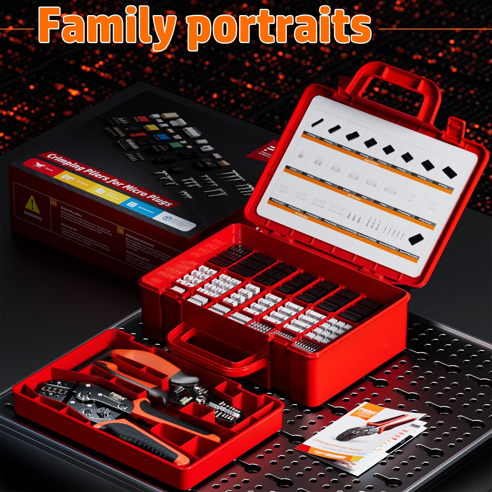 Peba Crimping Tool Kit 26 Types Jst Xh And Dupont | Desertcart KUWAIT