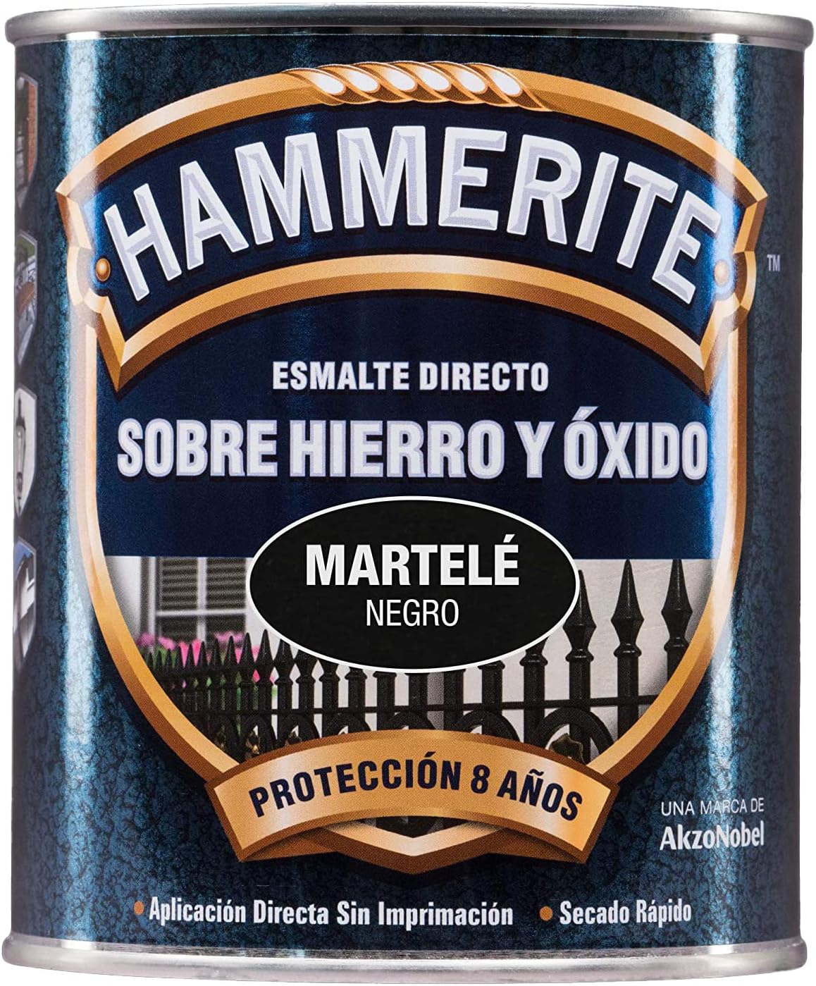 Hammerite -Enamel Martele black Hammerite 750ml : Amazon.nl: DIY & Tools
