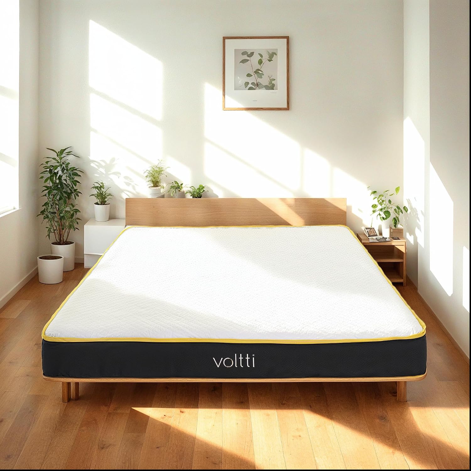 Voltti | Colchón King Size | 190x200x16 CM | Nano Memory Foam ...