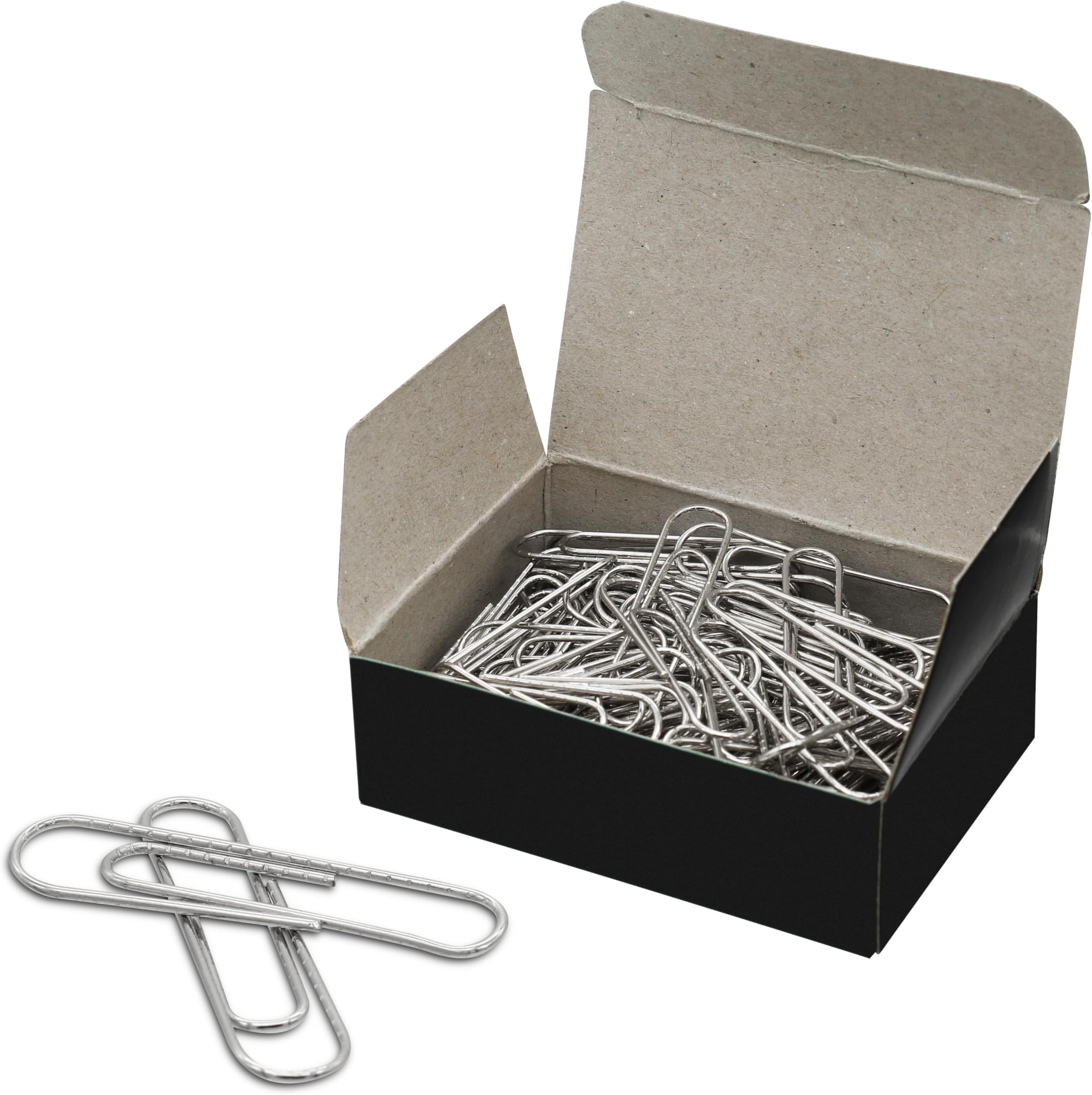 Merangue #1 Corrugated Paper Clips, 1000 Clips Total, 100 Clips/Box, 10 ...