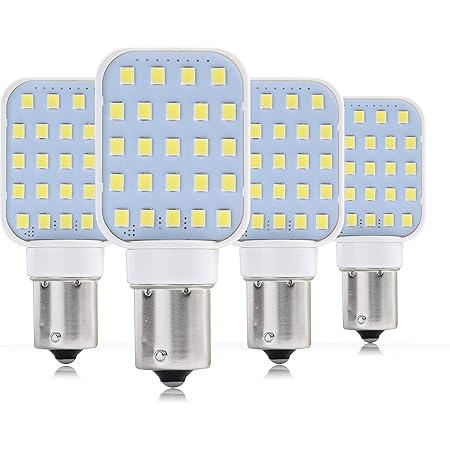 Amazon.com: 4 Pack Rotating Super Bright 300 Lumen 1141 1156 Wedge RV ...