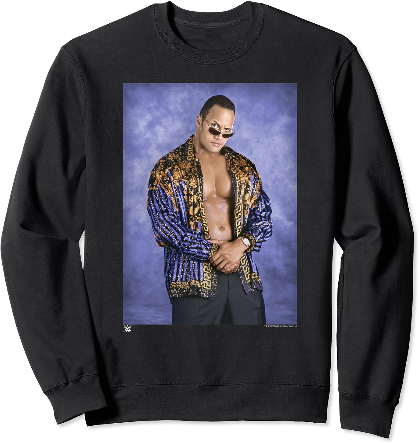 Amazon.com: WWE Vintage The Rock People's Eyebrow Photo : Clothing ...