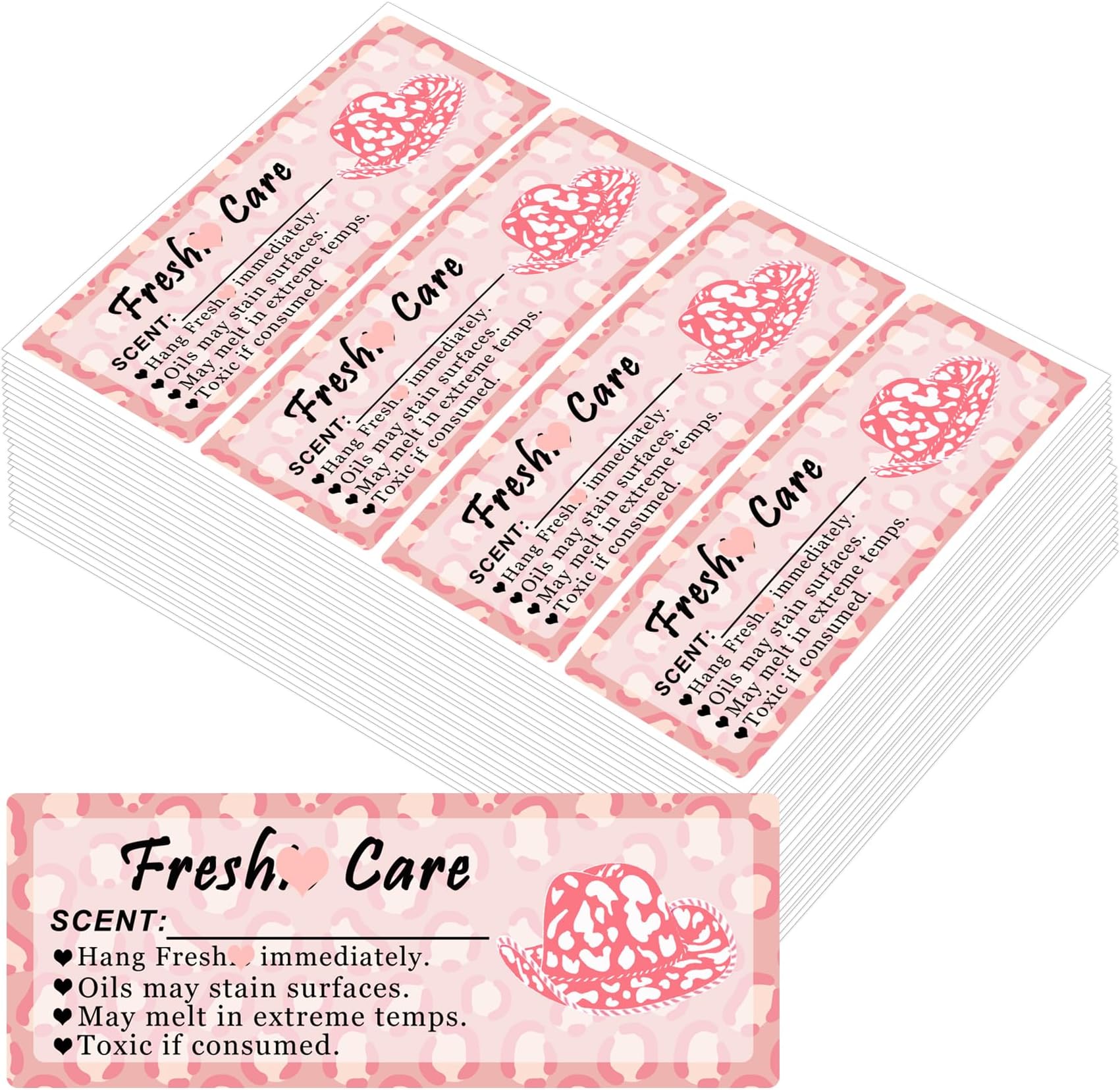Amazon.com : Car Freshiess Insert Cards Freshies Scent Label 4”x6”Care ...