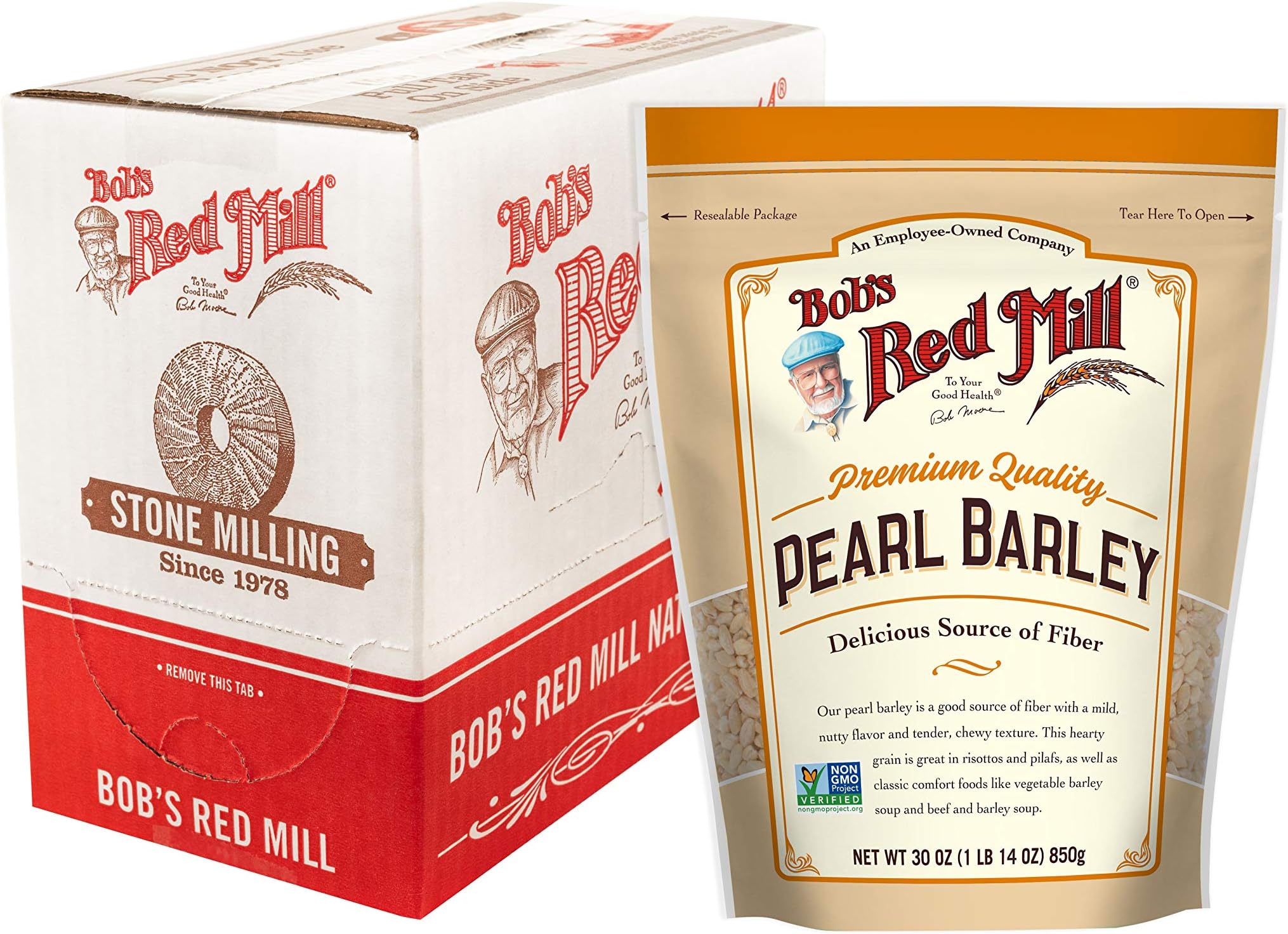 Amazon.com : Quaker Medium Pearled Barley 16 Oz (Pack of 3) : Breakfast ...