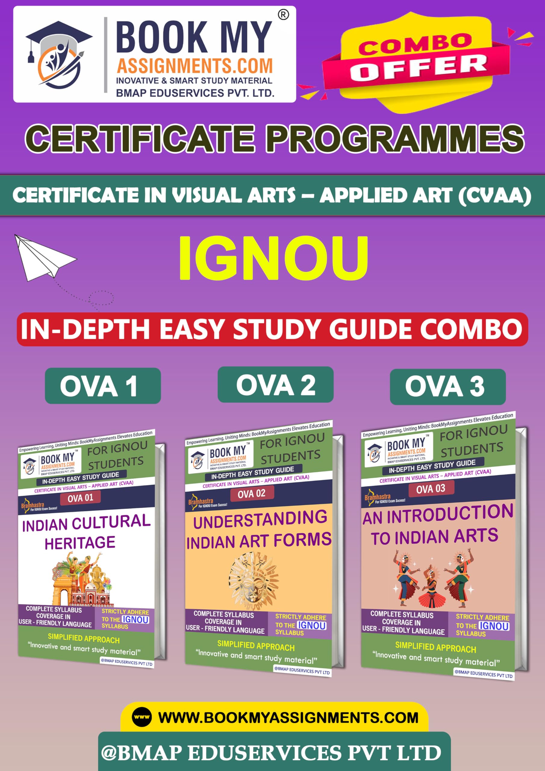 Buy IGNOU OVA1 OVA2 OVA3 In Depth Guide For Ignou Student Certificate ...