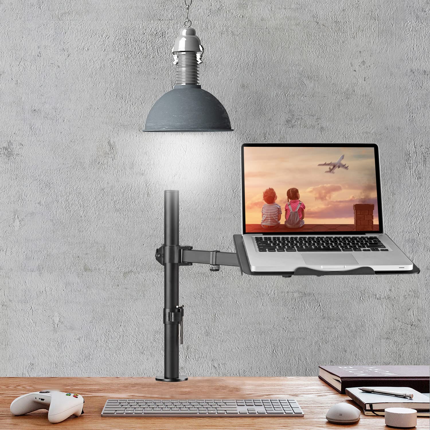 Snapklik.com : Suptek Monitor Laptop Mount Stand,Adjustable Dual ...