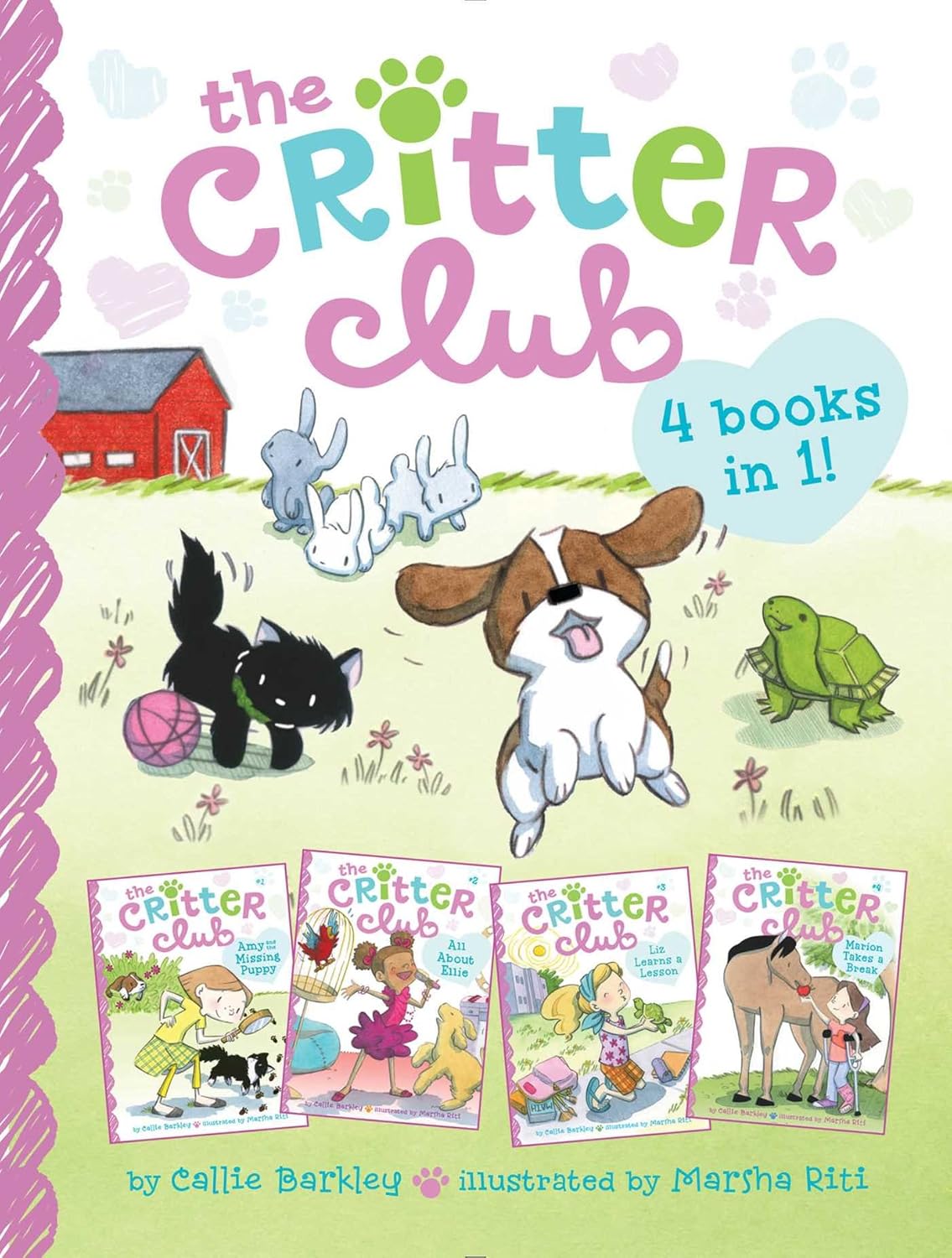 Amazon.com: The Critter Club 4 Books in 1!: Amy and the Missing Puppy ...