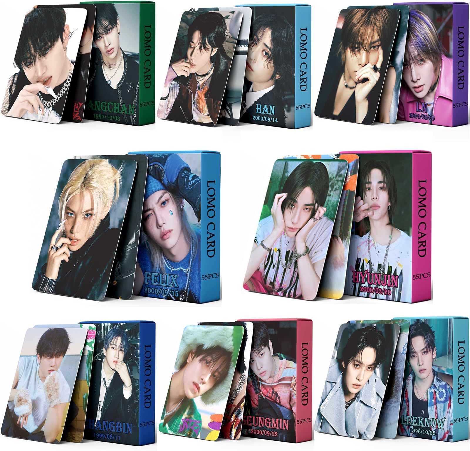 Amazon.com: 8PACK/440PCS Stray Kids Photocard Set Stray Kids ATE Album ...