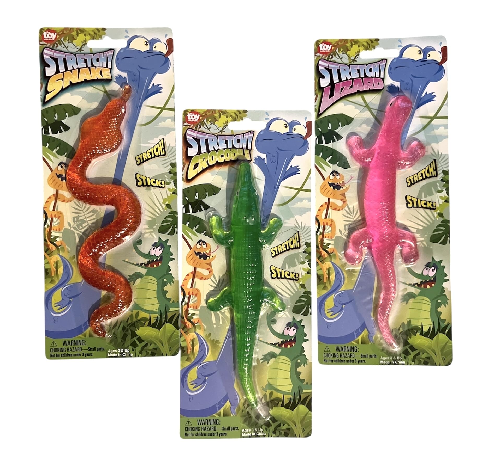 Party Favor Animals Stretchy Sticky Lizard Toys 40-Pack - Super ...