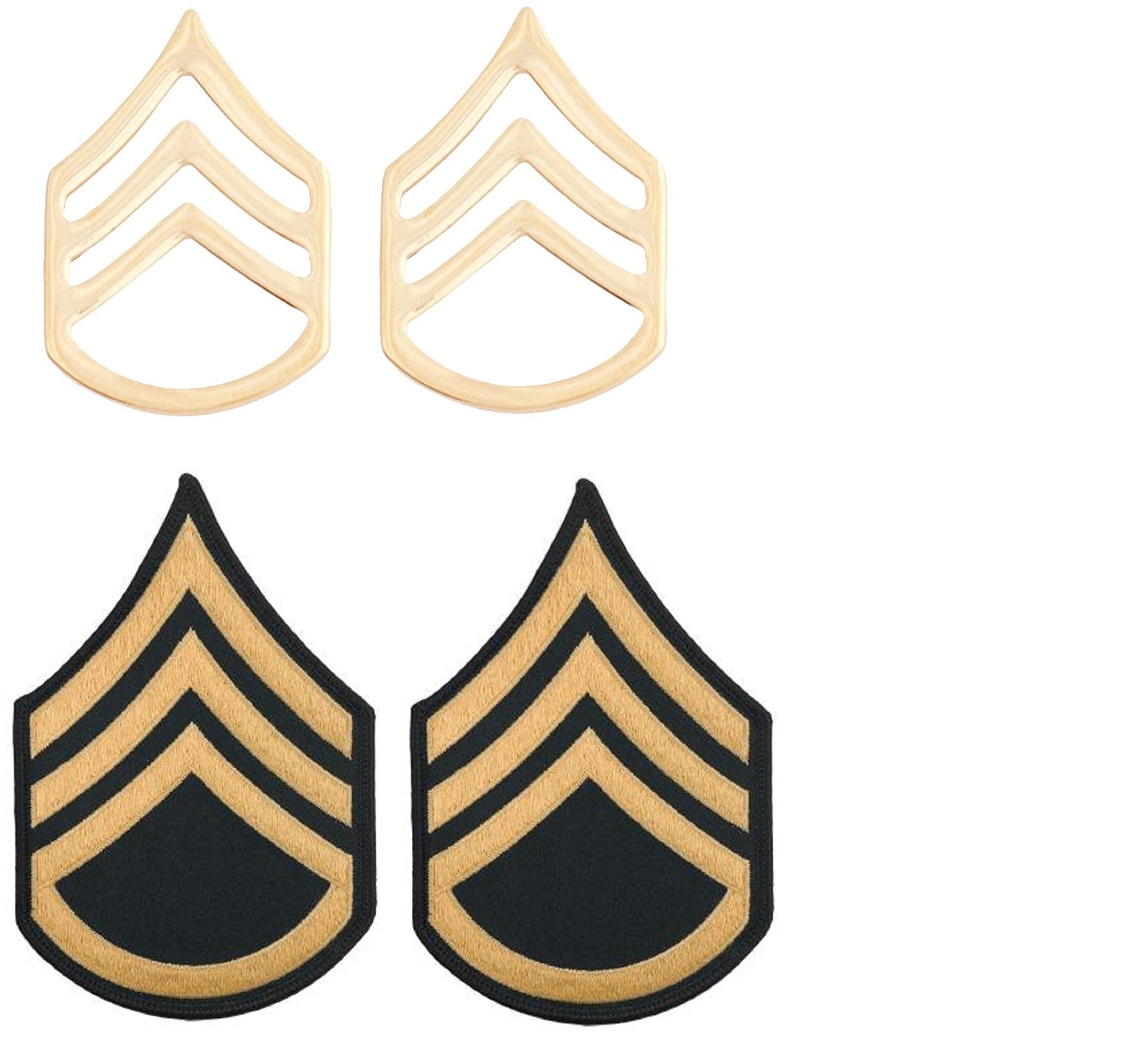 Buy Enlisted Chevron & pin-on Rank set, Army MALE Online at desertcartINDIA