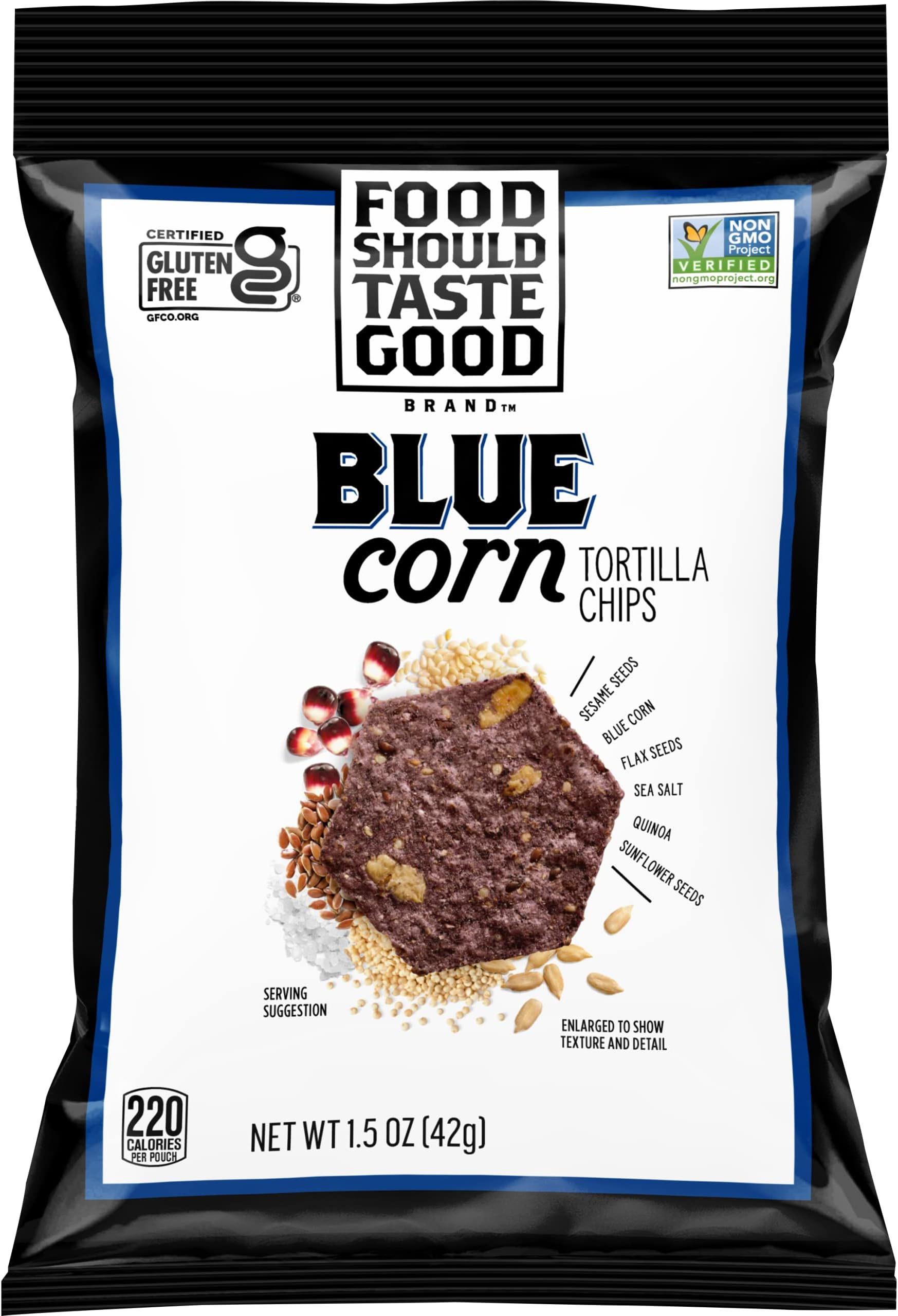 Amazon.com: Food Should Taste Good Tortilla Chips, 1.5oz, Pack of 24 ...